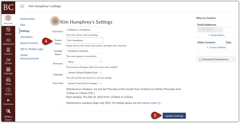 Customize User Display Settings – CTE Resources