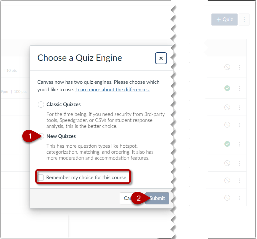 Building A New Quiz CTE Resources