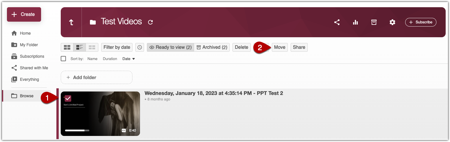 Preserve Recordings by Moving Them to your Personal Folder – CTE Resources