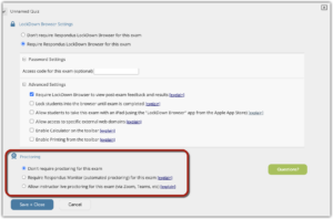 Enabling Respondus Monitor – CTE Resources