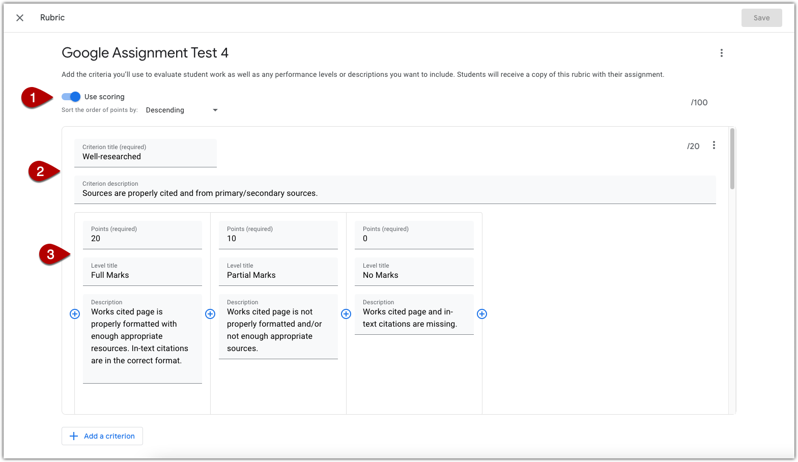 Compare Google Rubrics and Canvas Rubrics – CTE Resources