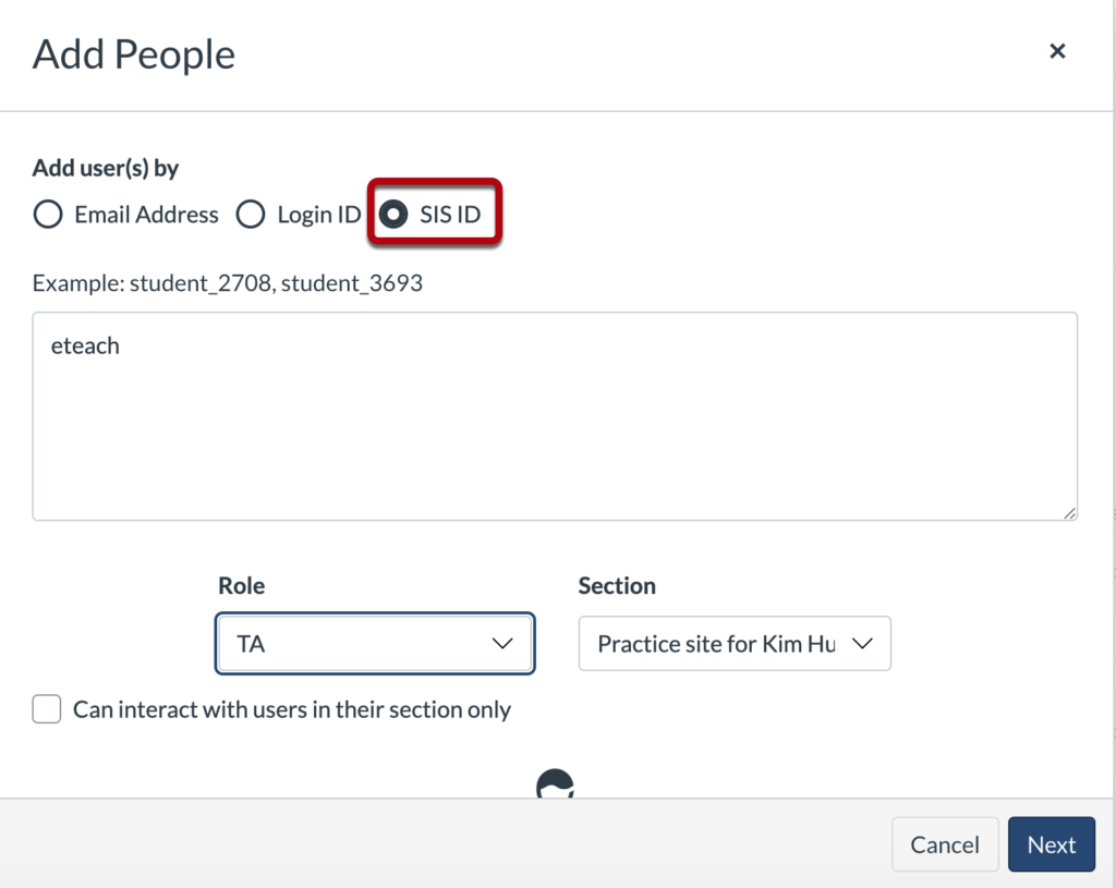 Add People To Canvas - CTE Resources