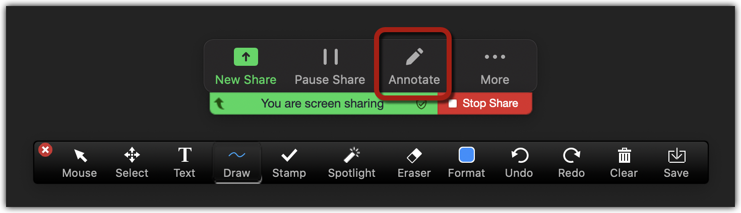 Zoom Screen Sharing and Annotation – CTE Resources