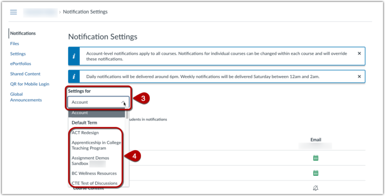 Customize Your Notifications - CTE Resources