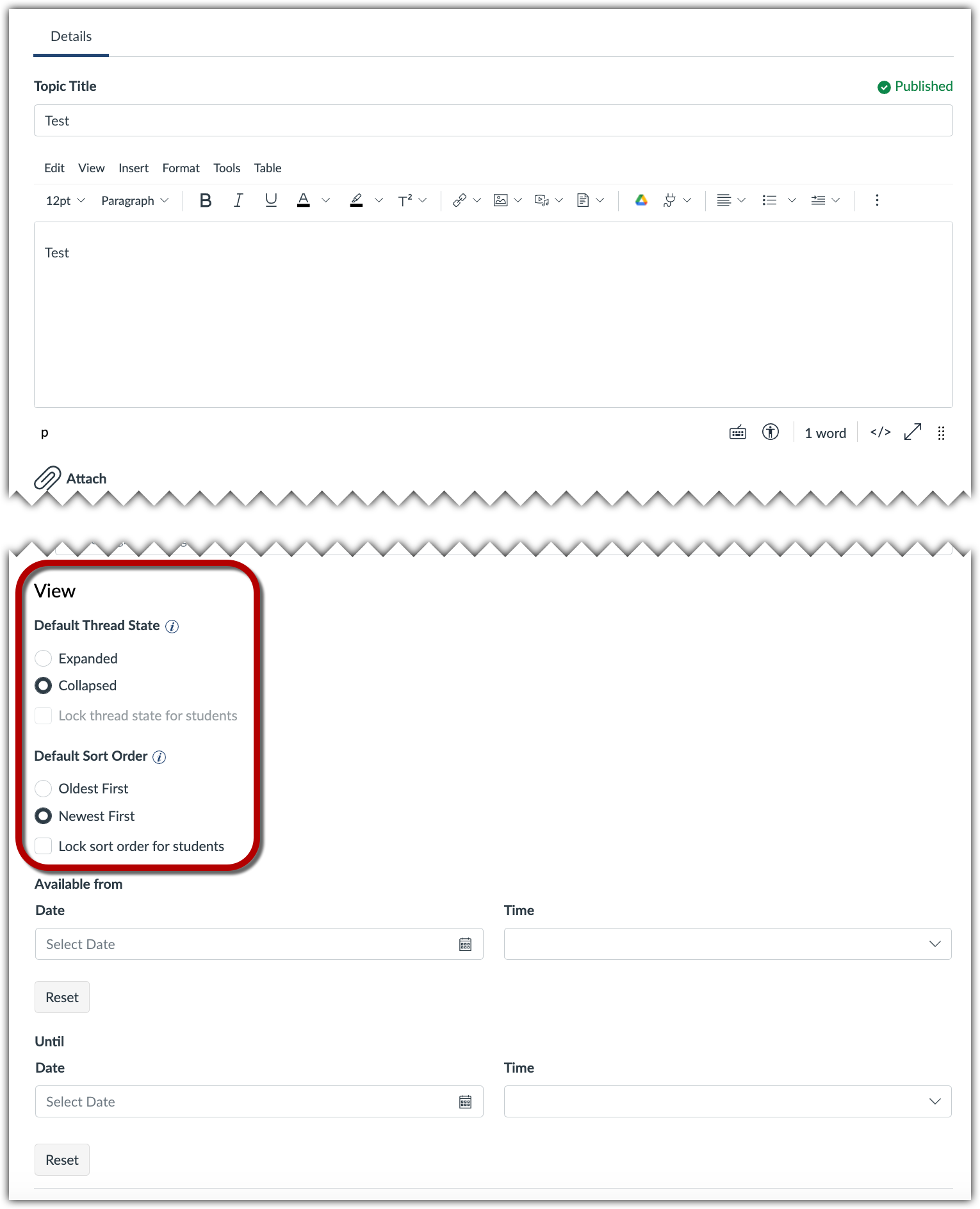 Discussions: Navigating the Interface – CTE Resources